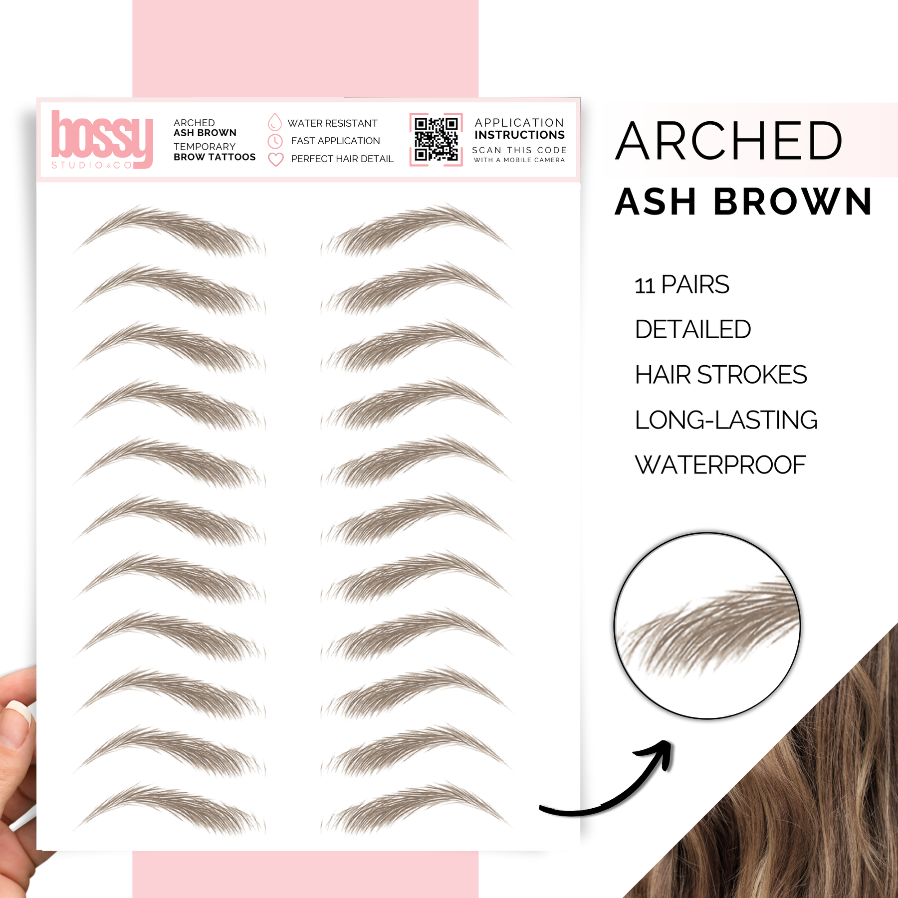 Rated Best Temporary Eyebrow Tattoos – Bossy Studio & Co. – brows by bossy